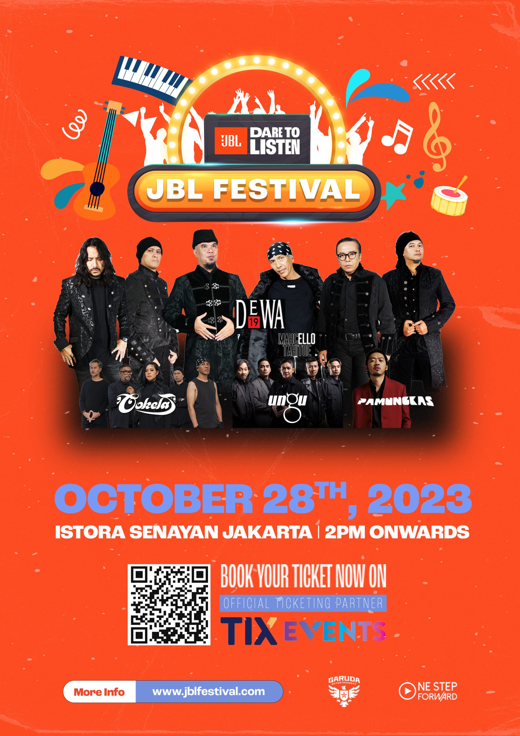 JBL Festival: Konser musik JBL pertama di Indonesia. Dare to Listen!